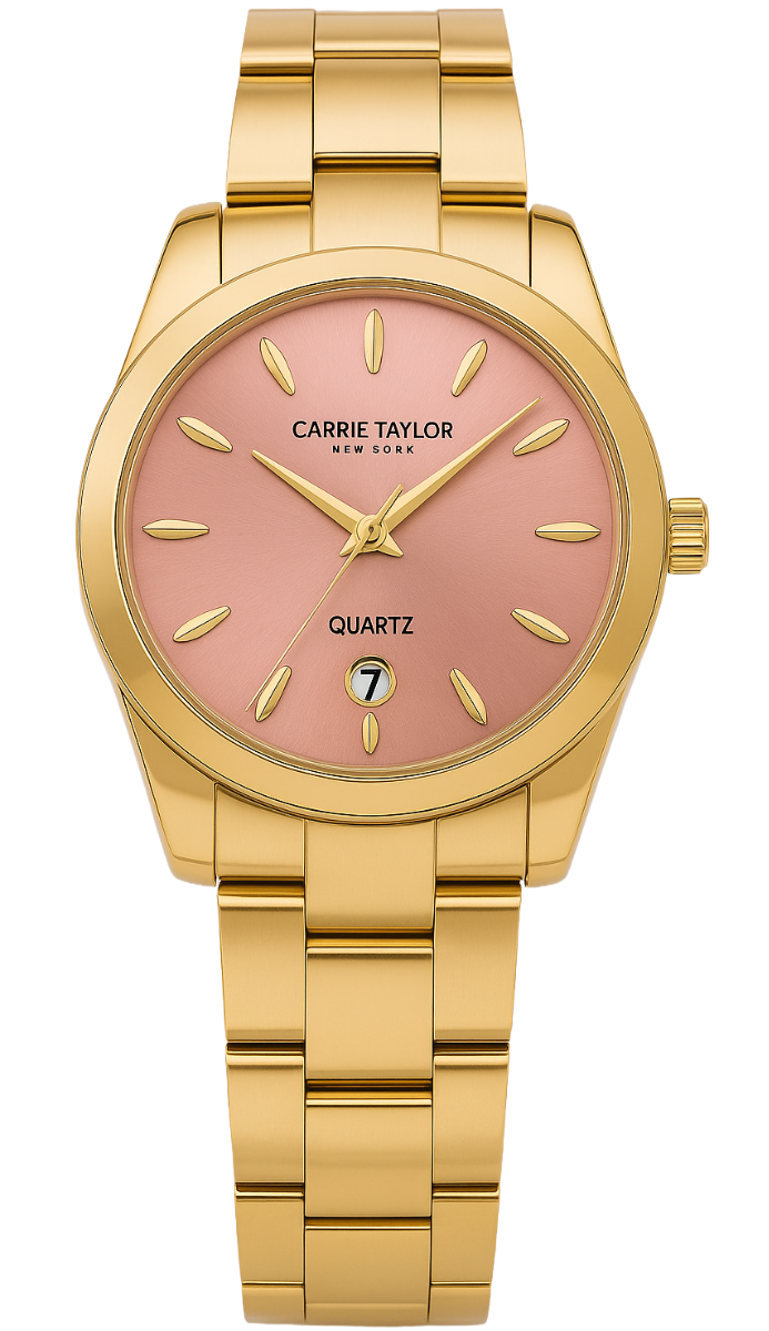 Carrie Taylor Lexington CTW1602 - Guld rostfri stål damklocka