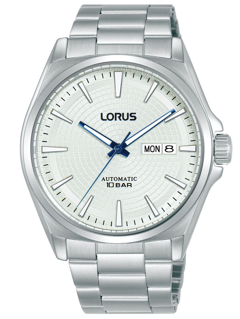 Lorus Mens Sports Automatic RL415CX9 - Silver rostfri stål herrklocka