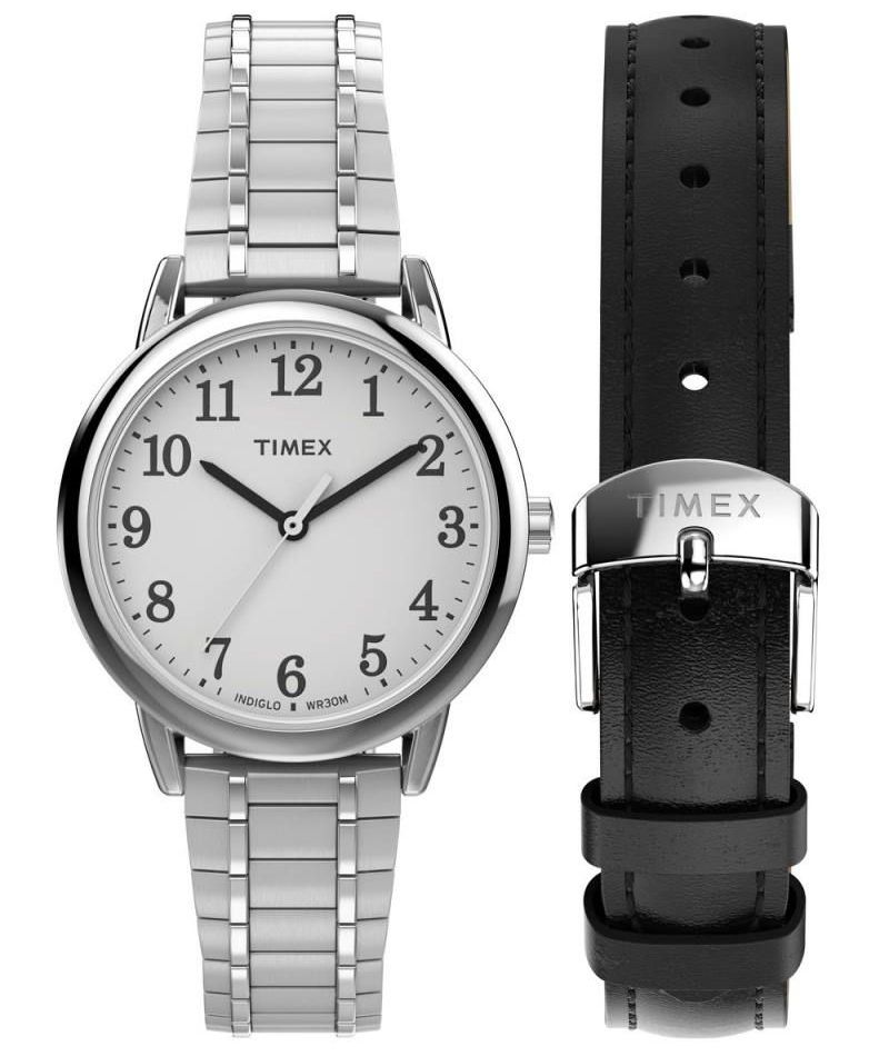 Timex Easy Reader Set TWG063000 - Silver stretch damklocka
